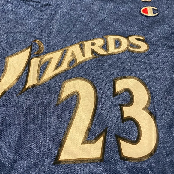 Champion | Shirts | Rare Michael Jordan Wizards Champion Jersey Number ...